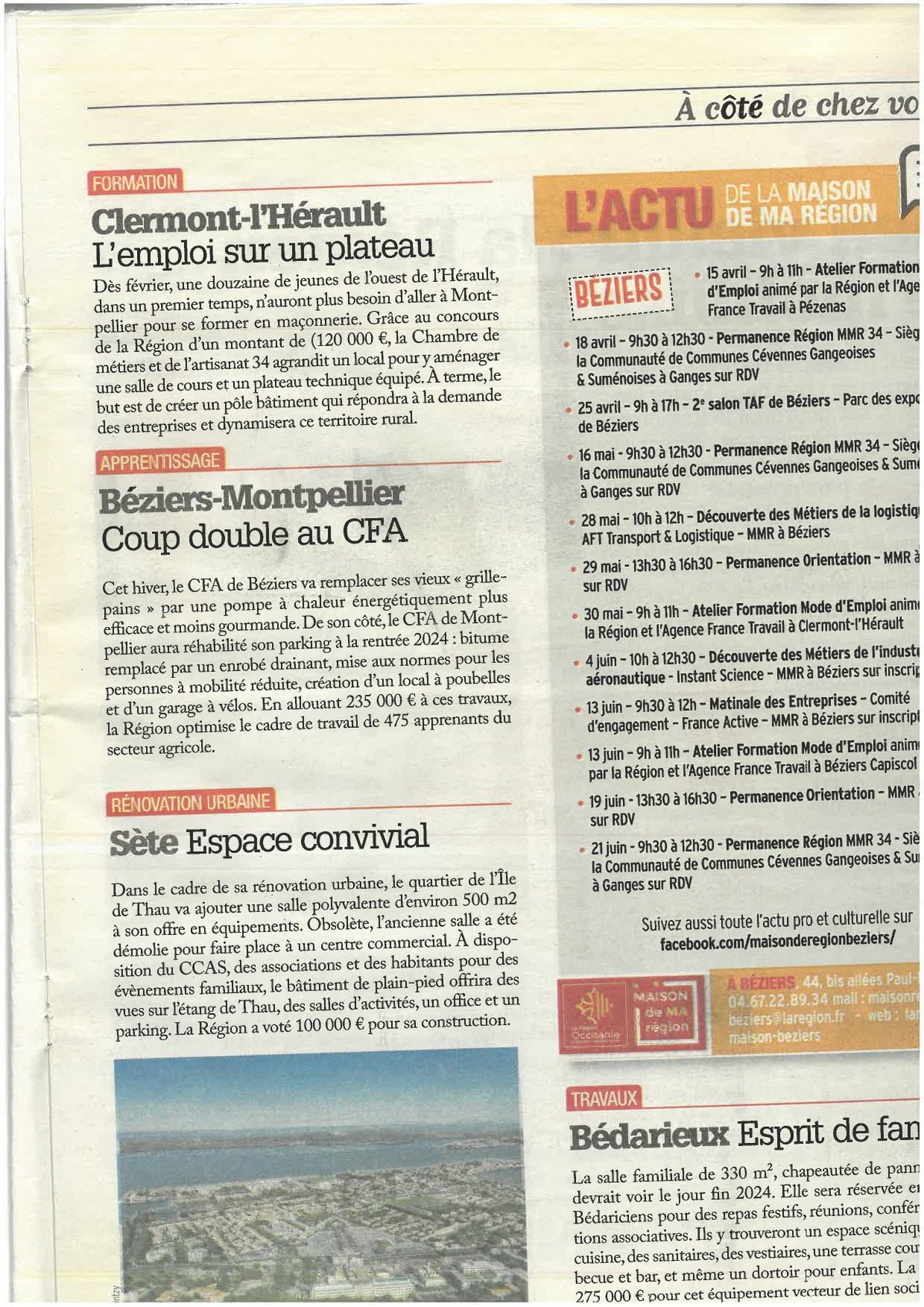 La réfection du CFA - Campus Agropolis, EPLEFPA Montpellier-Orb-Hérault